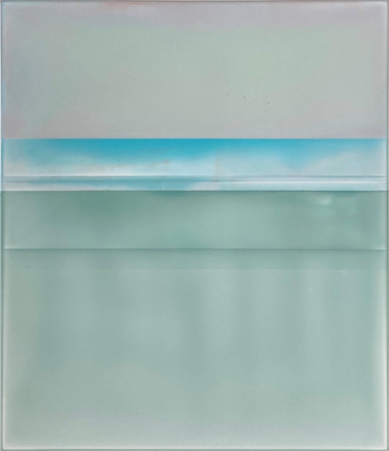 Susan English - Susan English "Cascading Folds No. 6" - Abstract Tinted ...