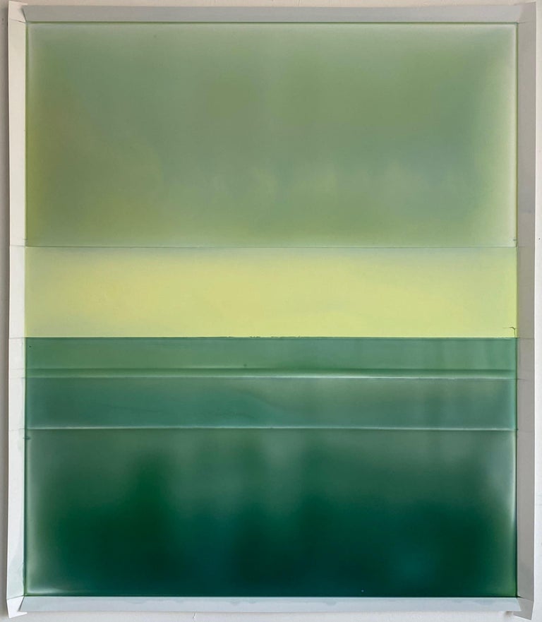 Susan English - Susan English "Cascading Folds No.15" - Acrylic Polymer ...