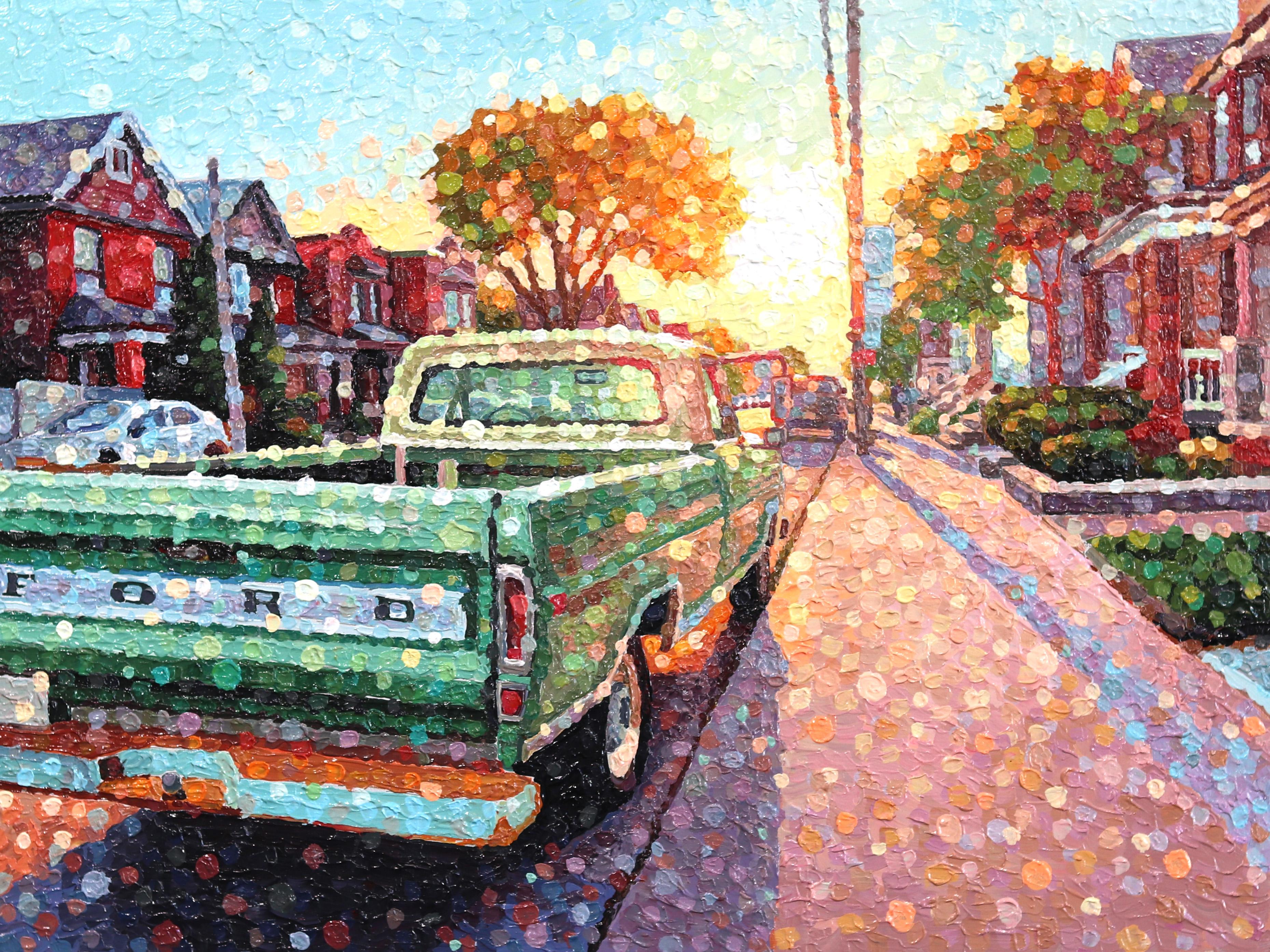 Susan Gale - Determination - Original Pointillist Textured Artwork For ...