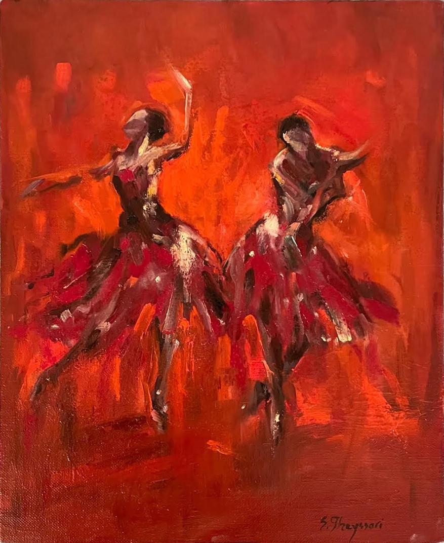 Art & Collectibles Paintings Red Hour Painting etna.com.pe