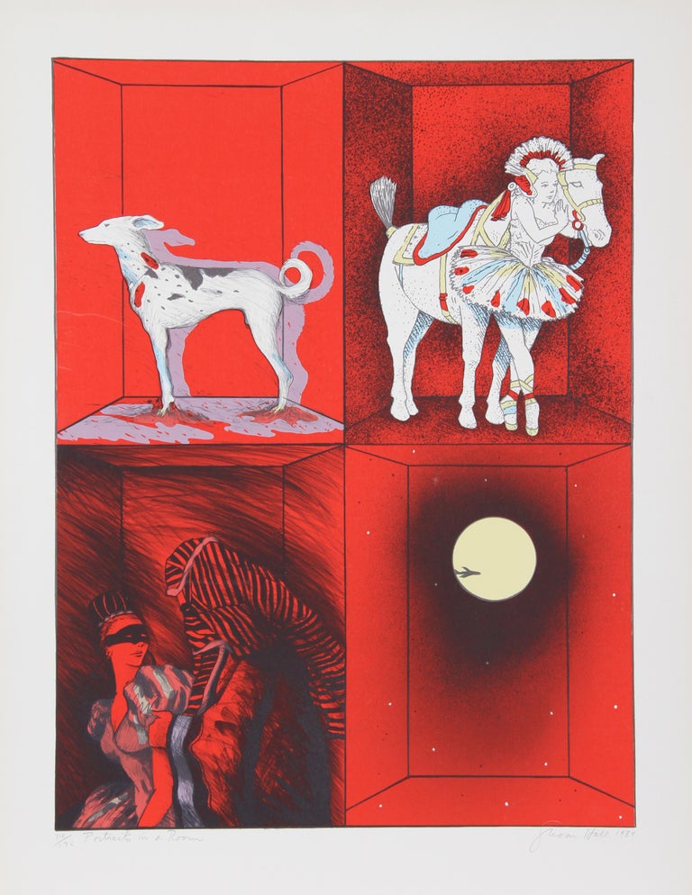 Susan Hall - Portraits in a Room For Sale at 1stDibs