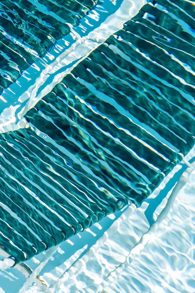 Susan Johnson - "Emerald Summer, " Contemporary Pool Photograph, 30" x ...