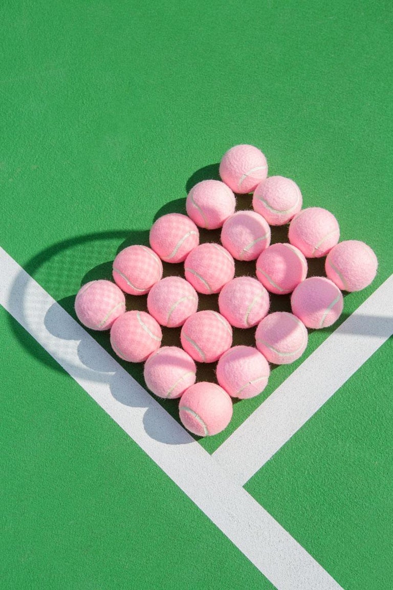 Susan Johnson - "Spring Forward," Contemporary Tennis Photograph, 30" x ...