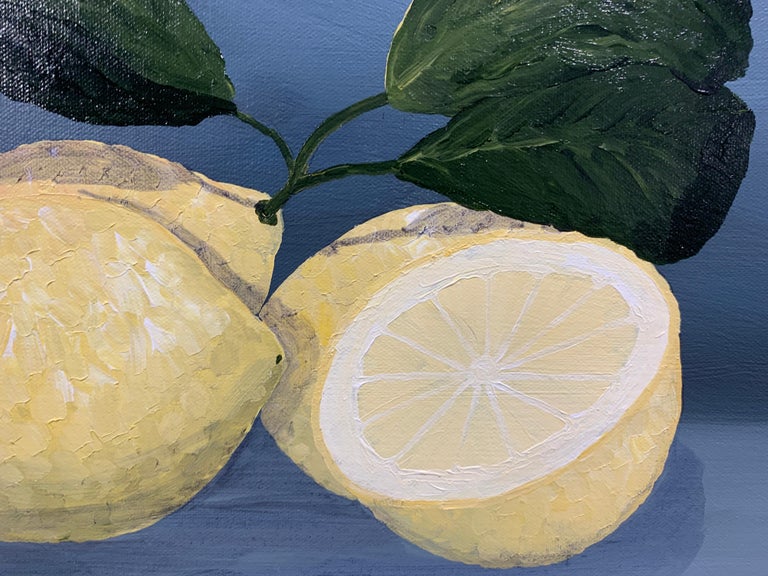 Susan Kinsella - Citron by Susan Kinsella, Contemporary Acrylic Square ...