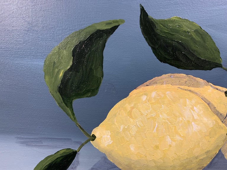 Susan Kinsella - Citron by Susan Kinsella, Contemporary Acrylic Square ...