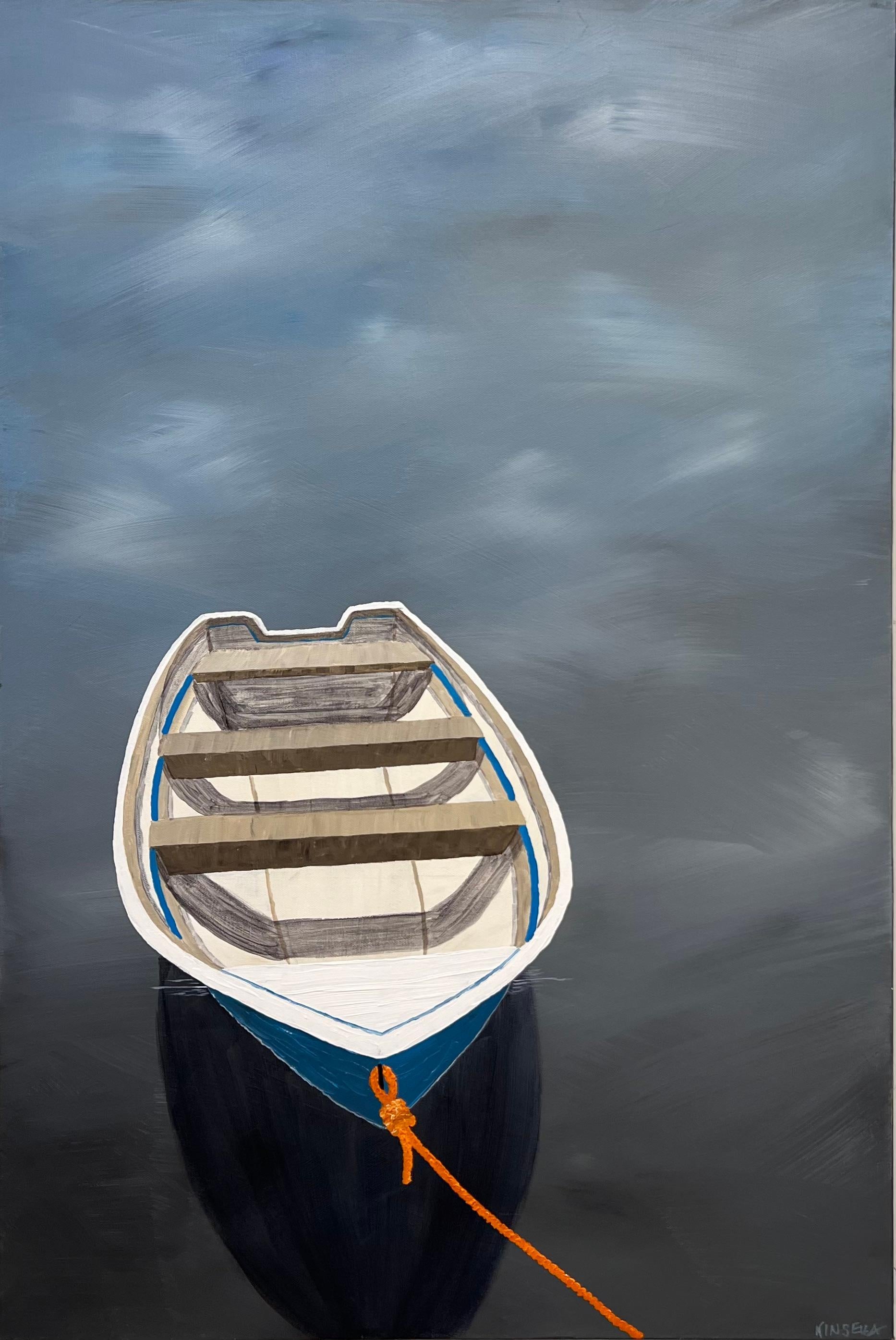 Susan Kinsella - Light Clarified by Susan Kinsella, Boat with Orange ...