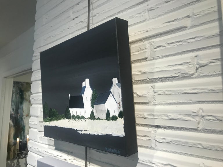 Susan Kinsella - Small Work #8, Small Square Contemporary Landscape on ...