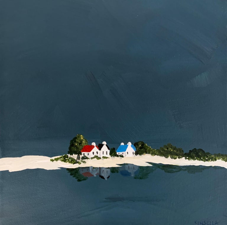 Susan Kinsella - Village XIII by Susan Kinsella, Small Acrylic ...