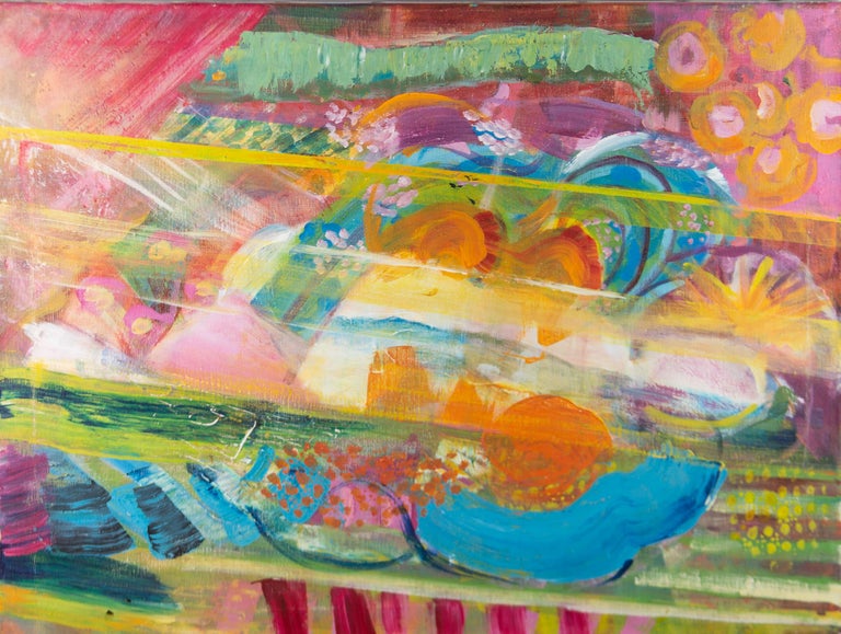 Susan Paine - Susan Paine - 20th Century Oil, Basket of Fruit with Fish ...
