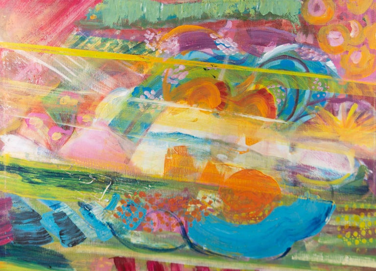Susan Paine - Susan Paine - 20th Century Oil, Basket of Fruit with Fish ...