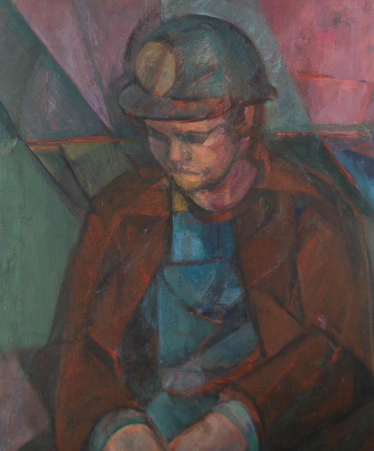 Susan Paine - Susan Paine - 20th Century Oil, The Welsh Miner at 1stDibs