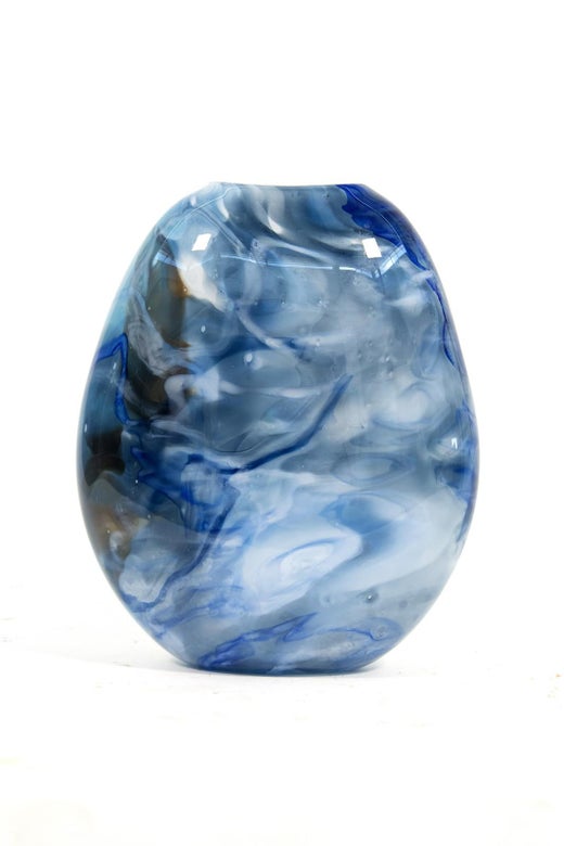 Susan Rankin - Reflections on Water - tall, colourful, hand-blown glass ...