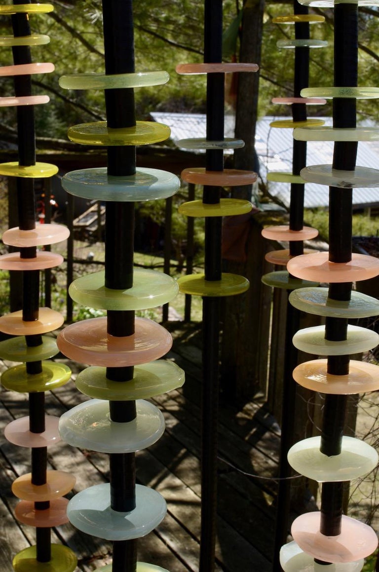 Susan Rankin - Quiet Neutral - tall, soft pastel colours, hand-blown ...