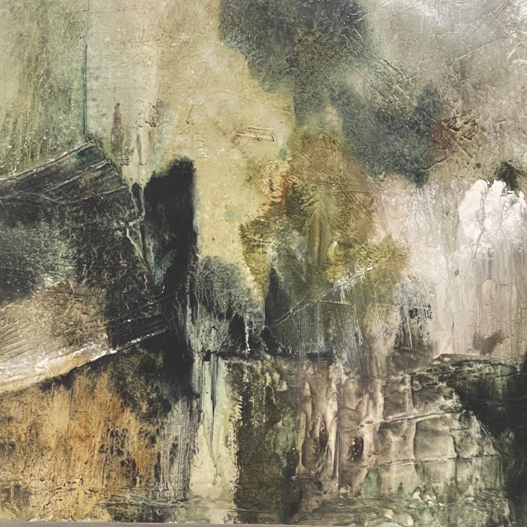 Susan Sahall - Stunning Framed Sahall Original Abstract Landscape For ...