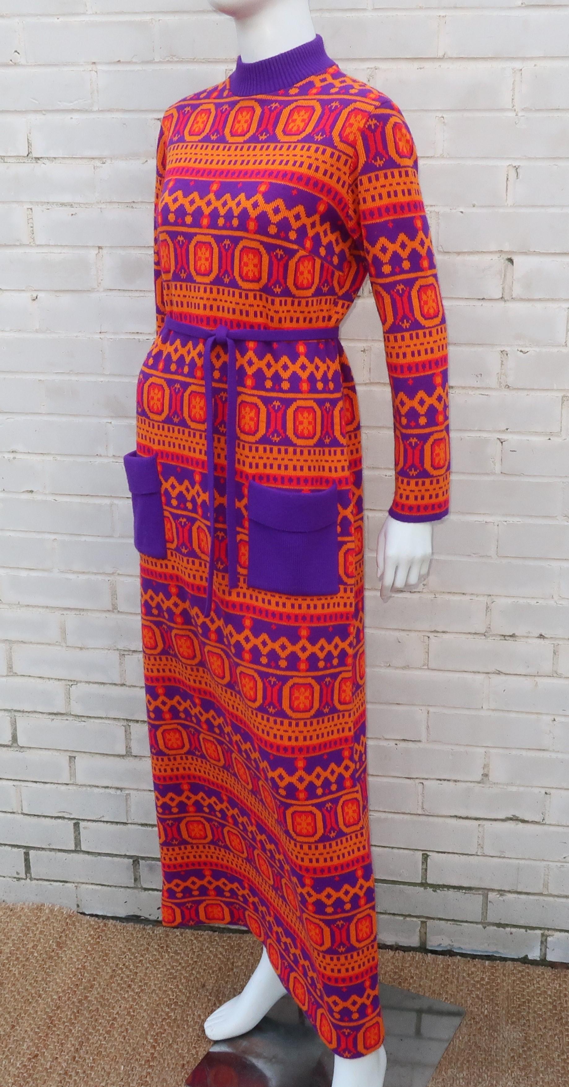 Susan Small English Mod Maxi Sweater Dress, 1970's at 1stDibs | susan ...