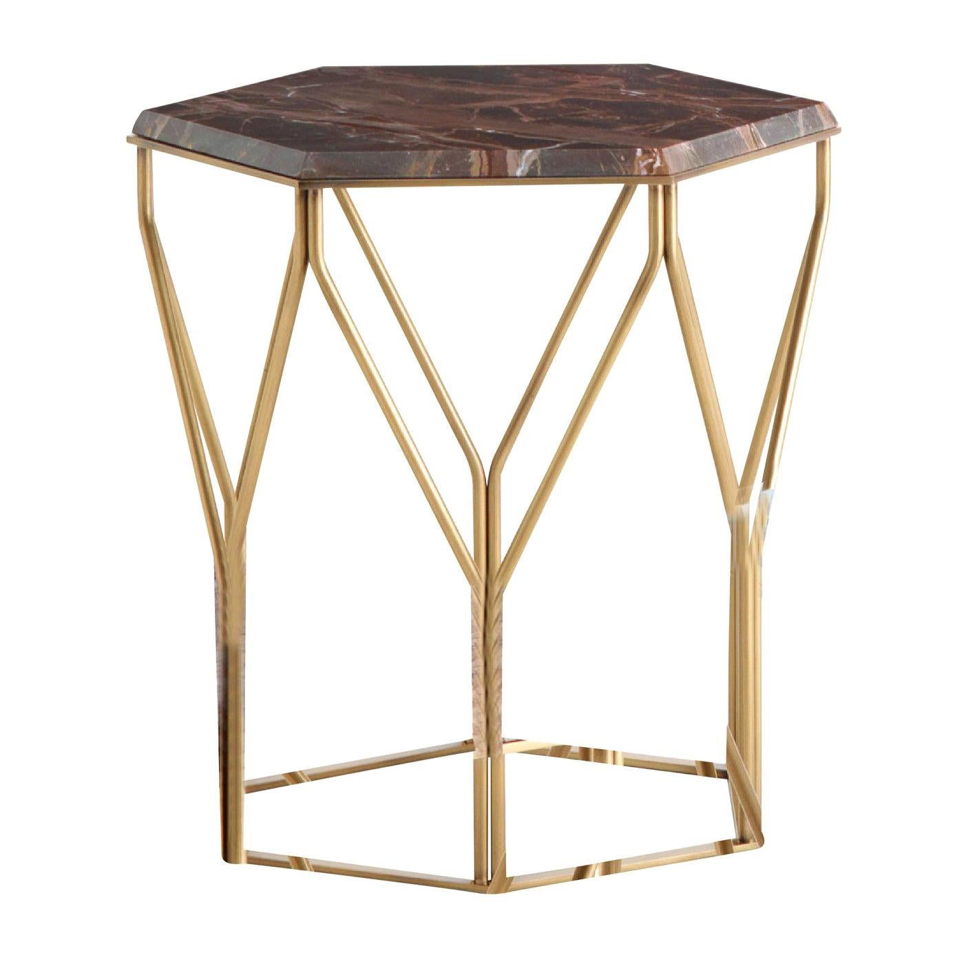 Aile Tall Beige Side Table For Sale at 1stDibs