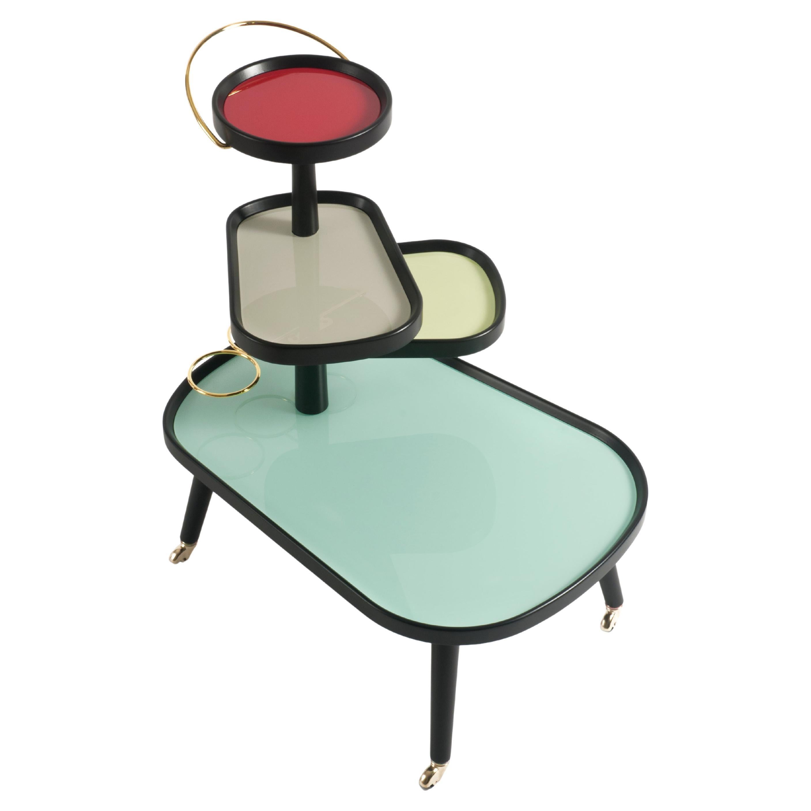 Sushi Kart Four Shades of Grey Shelves by Colé, Contemporary Trolley ...