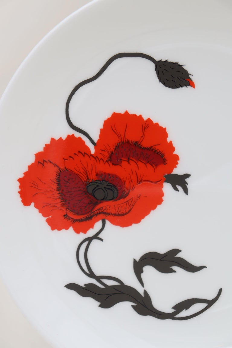 Susie Cooper Coffee Set Cornpoppy Pattern For Sale at 1stDibs