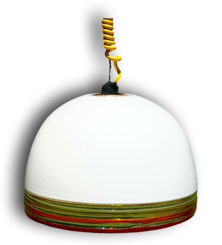 Suspension Lamp "Febo" Design Roberto Pamio for Leucos, 1970s For Sale at 1stDibs