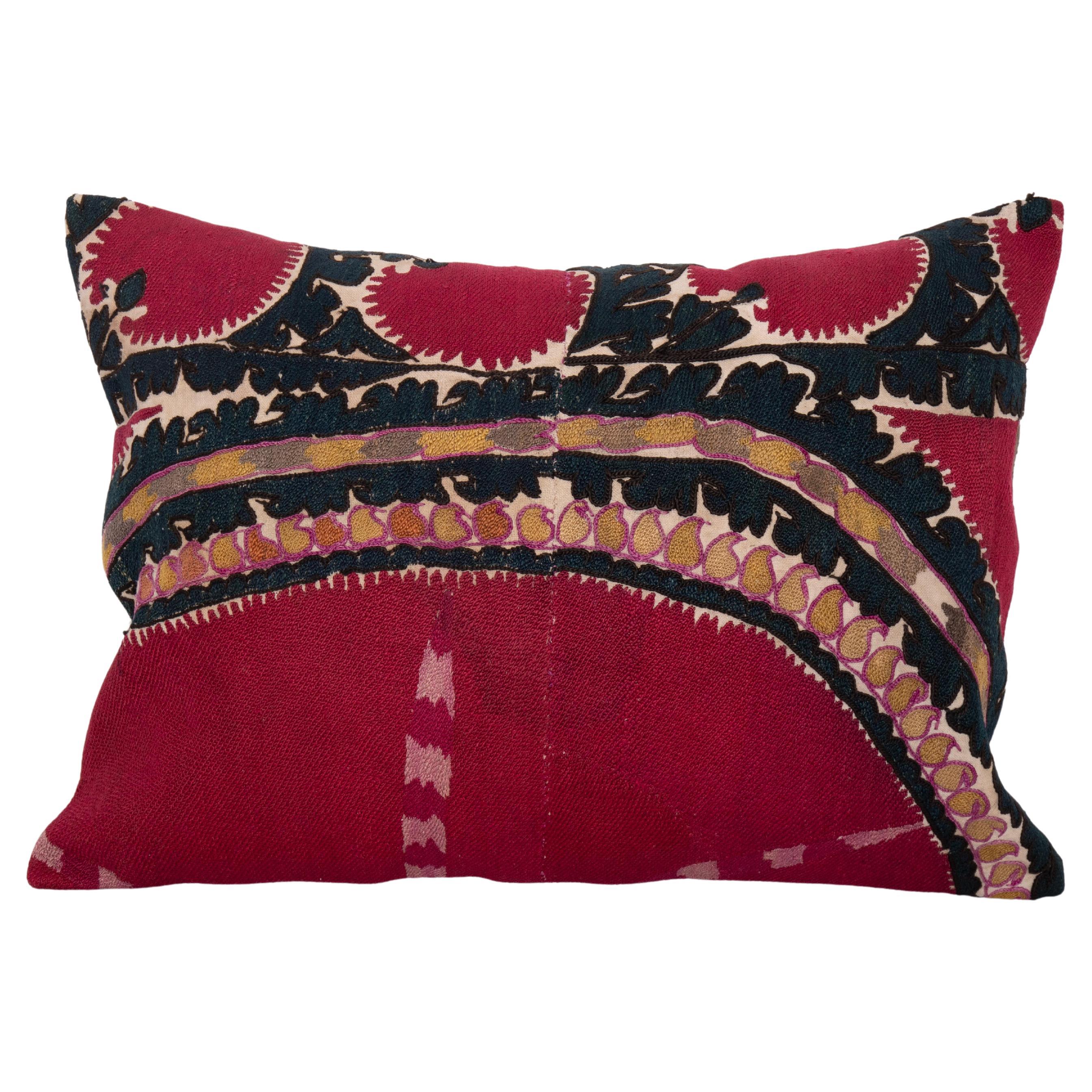 Suzani Pillow Cover Made from Late 19th Century Tashkent Suzani For ...