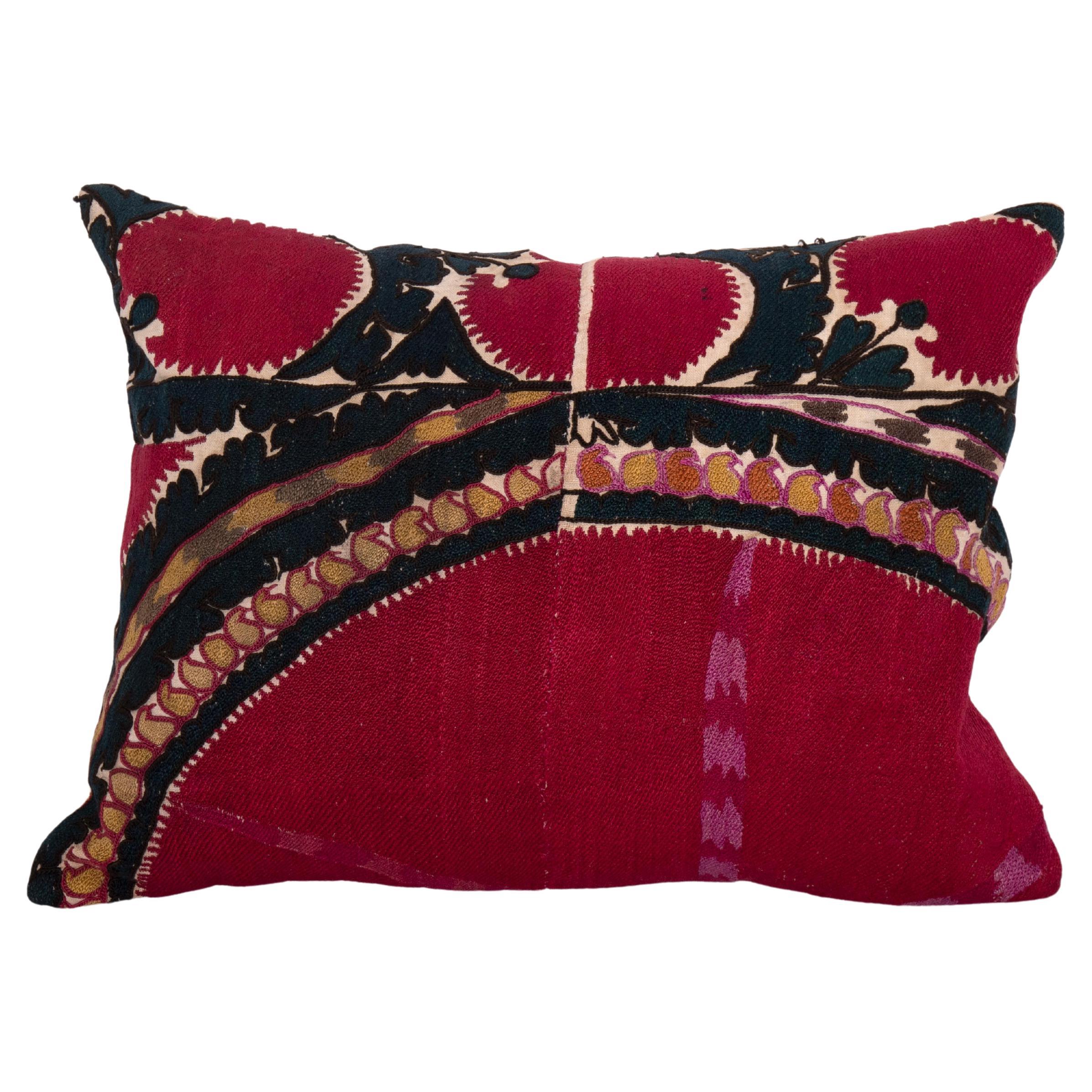 Suzani Pillow Cover Made from Late 19th Century Tashkent Suzani For ...