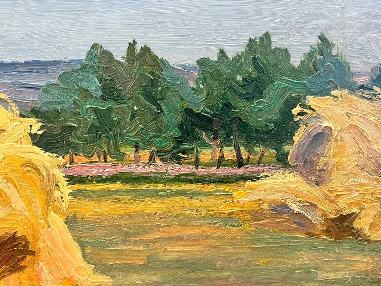 Suzanne Crochet - 1930's French Post Impressionist Oil Painting Harvest ...