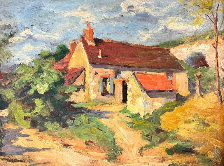 Suzanne Crochet - 1930's French Post Impressionist Oil Painting - Red ...