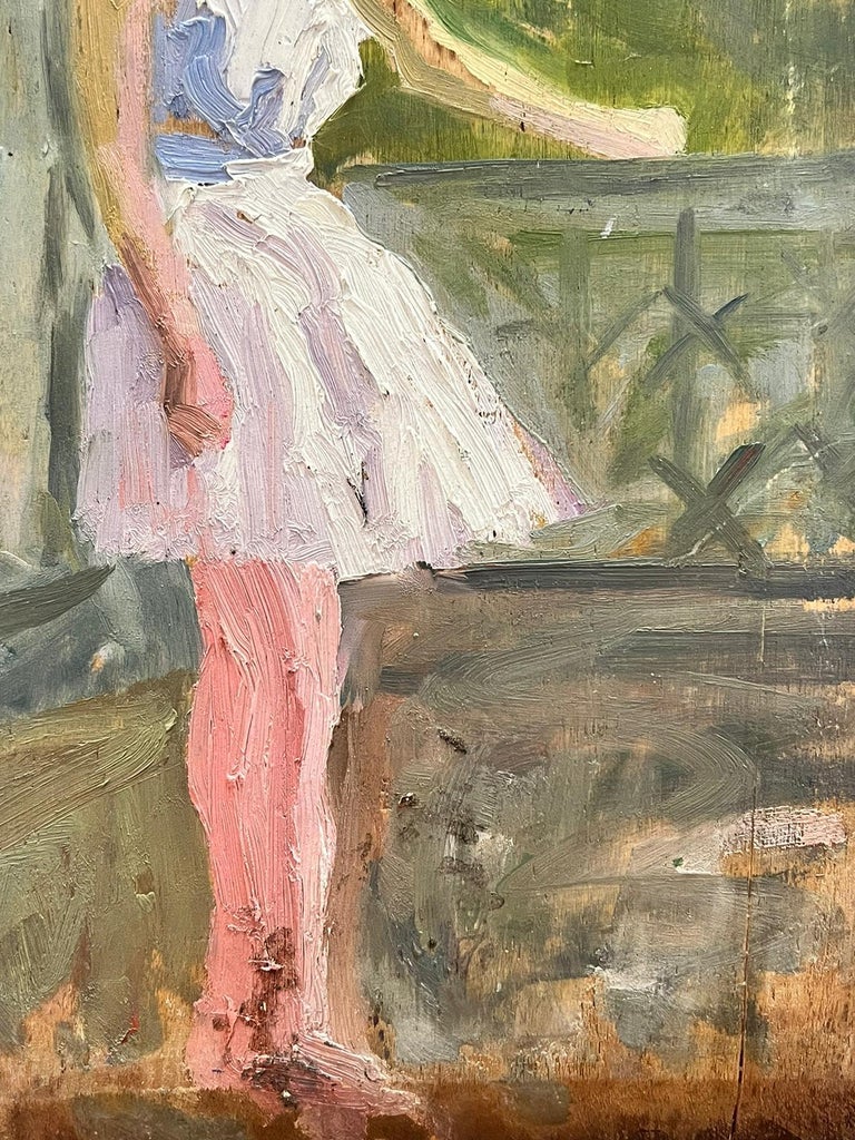 Suzanne Crochet - 1930's French Post Impressionist Oil Painting Sketch ...