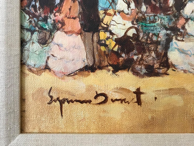 Suzanne Demarest - "Summer Day at Nice" French Beach Scene ...