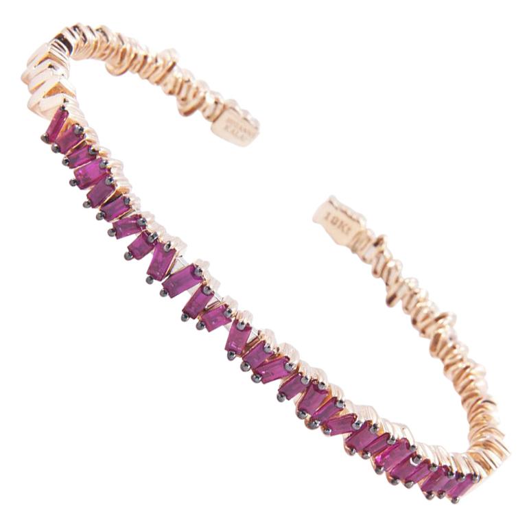 Suzanne Kalan Ruby Fireworks Cuff at 1stDibs