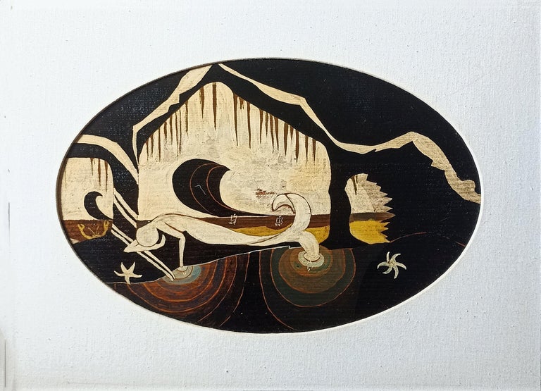 Suzanne Law - The mermaid who couldn't climb the iceberg . Framed ...