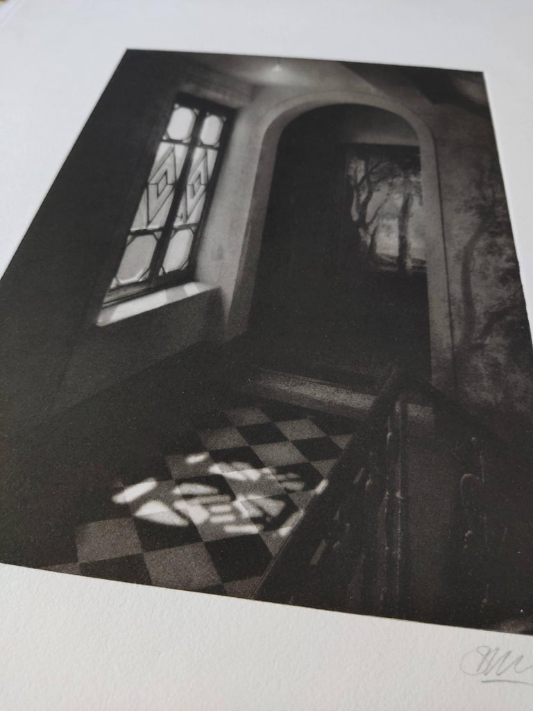 Suzanne Moxhay - Corridor with Chequered Floor - Etching, Interior ...