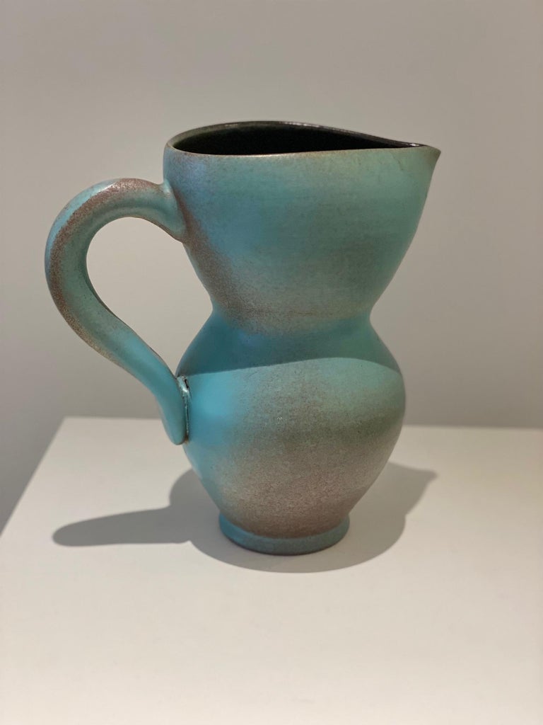 Pichet en céramique Suzanne Ramié estampillé Madoura plein feu (années 1960) - En vente sur 1stDibs