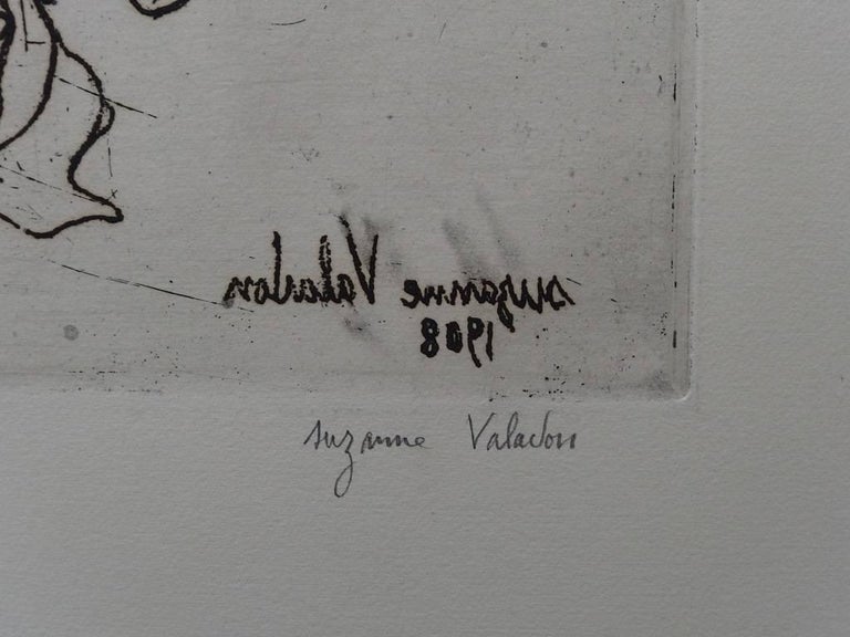 Suzanne Valadon - Grandmother and Child - Original handsigned eching ...