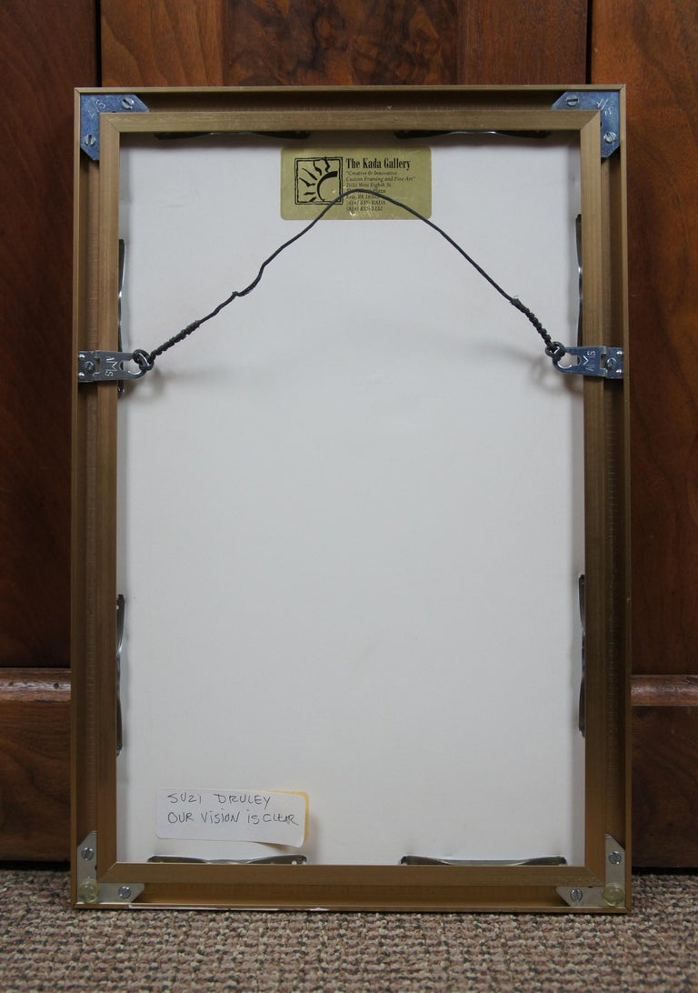 Suzi Druley Our Vision Is Clear Acrylic and Pencil Native American ...