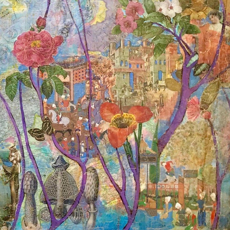 Suzy Scarborough - 'Women of Distinction' Mixed Media Collage Painting ...