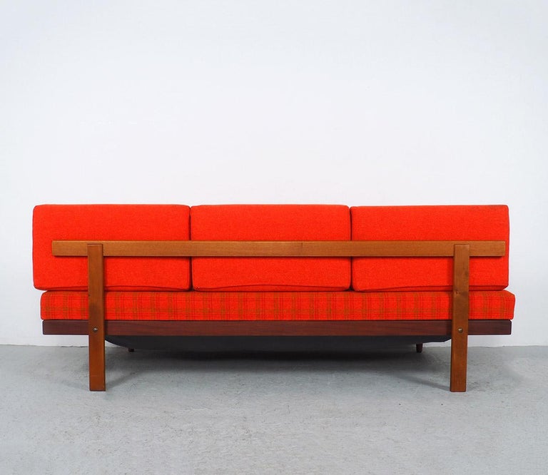 Svane Daybed in Orange Fabric by Ingmar Relling for Ekornes, 1960s at ...