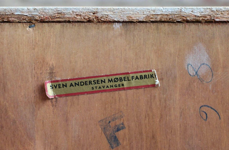 Sven Andersen Sideboard in Oak, Scandinavian Modern, 1950s at 1stDibs