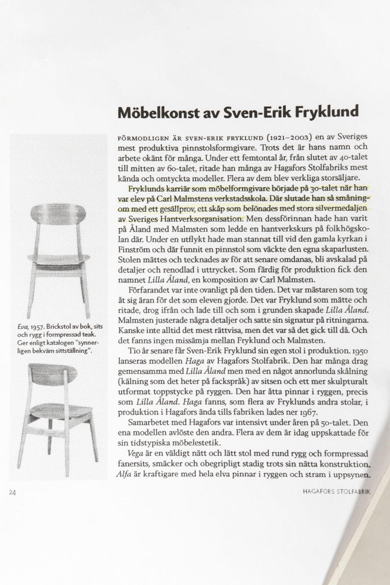 Sven-Erik Fryklund and Carl Malmsten Cabinet by Carl Malmsten Workshop ...