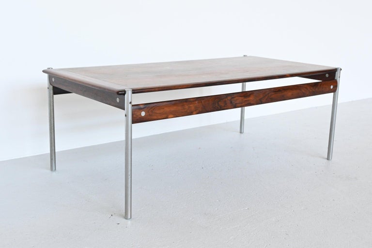 Sven Ivar Dysthe Model 1001 Rosewood Coffee Table Dokka Mobler, Norway ...