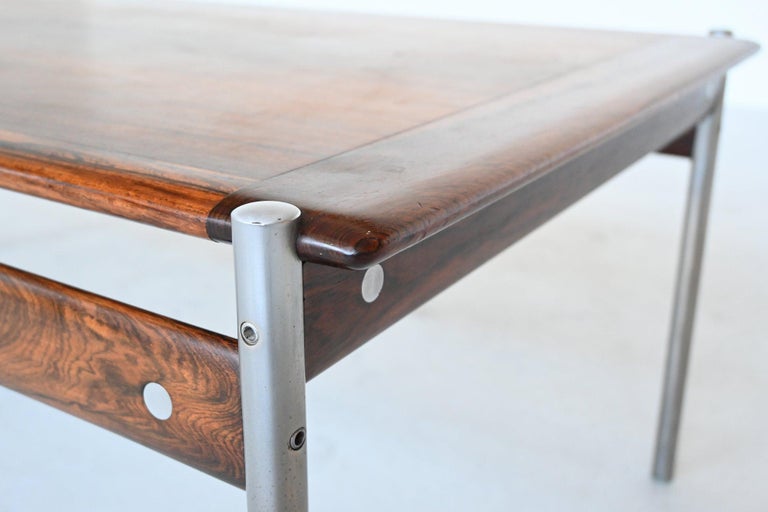 Sven Ivar Dysthe Model 1001 Rosewood Coffee Table Dokka Mobler, Norway ...