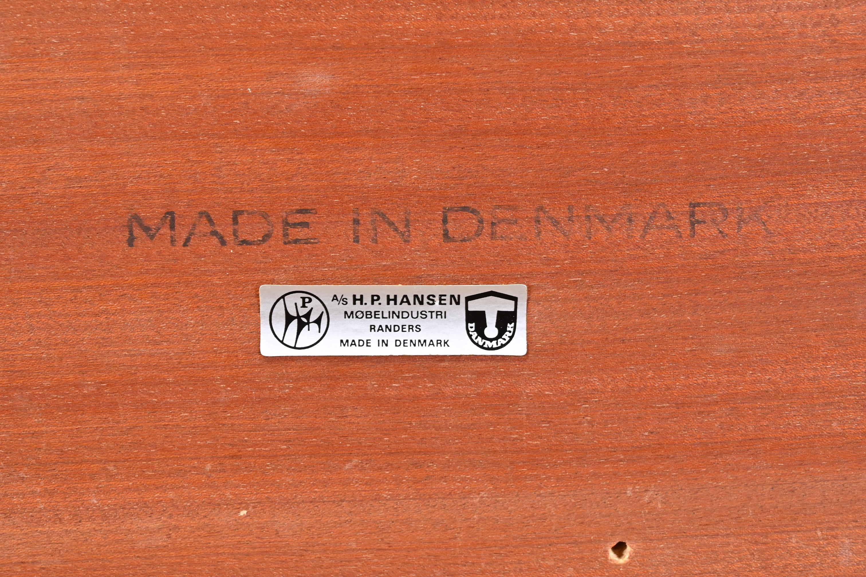 Svend Aage Madsen Danish Modern Teak Floating Top Executive Desk, 1960s ...