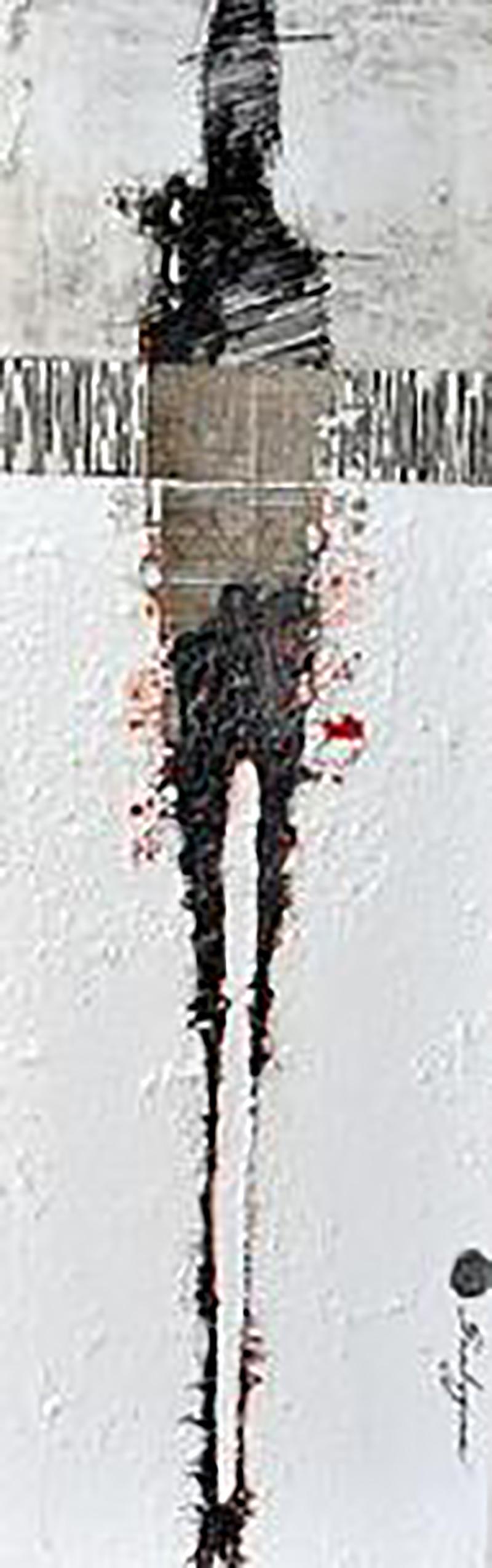 Svetlana Shalygina - Textured abstract figurative original mixed media ...