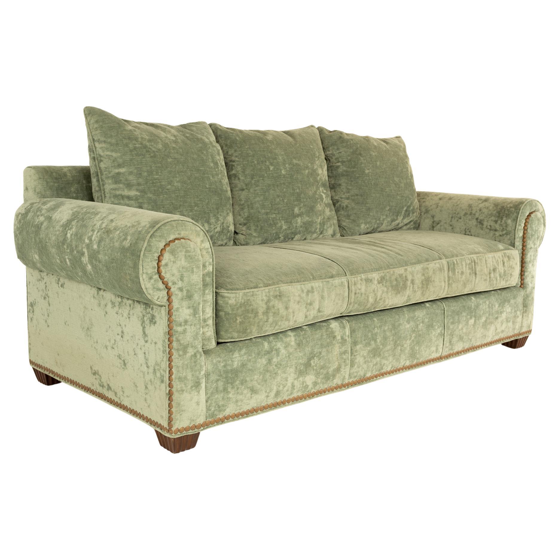 Pro Seda Contemporary Brown Suede Daybed Sofa Fouton at 1stDibs