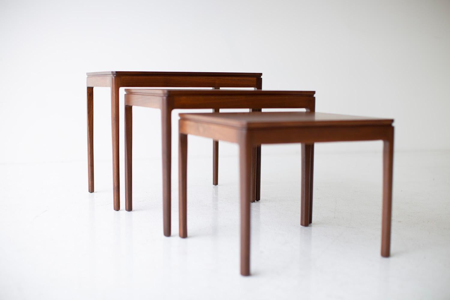 Swanky Kipp Stewart Stacking Tables for Drexel For Sale at 1stDibs