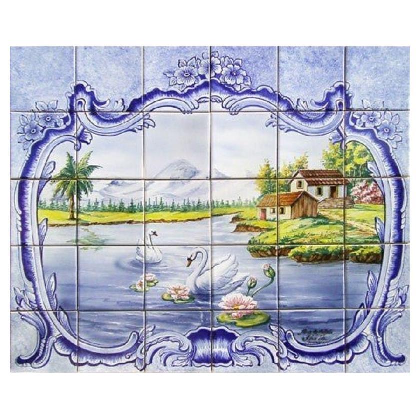 17th Century Portuguese Tile Mural in Pure Clay and Fine Ceramic - Made ...