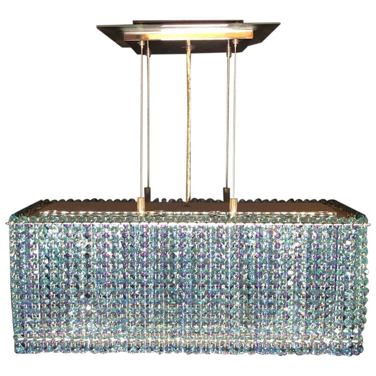 Swarovski "GlitterBox" Form Chandelier For Sale at 1stDibs | box ...