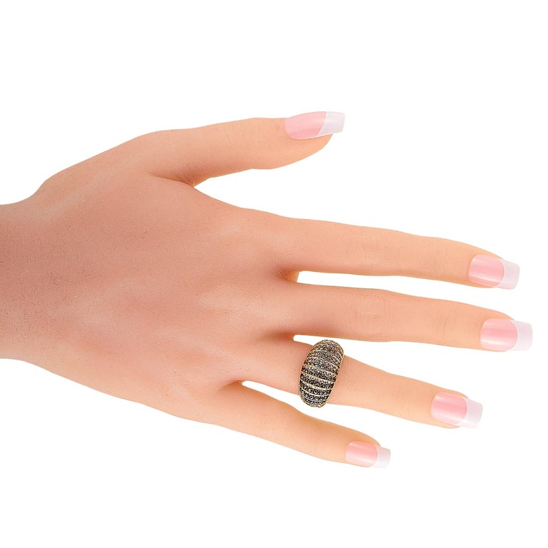 Swarovski Luxury 18K Rose Gold-Plated Stainless Steel Black and Clear ...