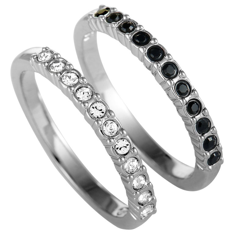 Swarovski Mix Crystal Ring Set at 1stDibs