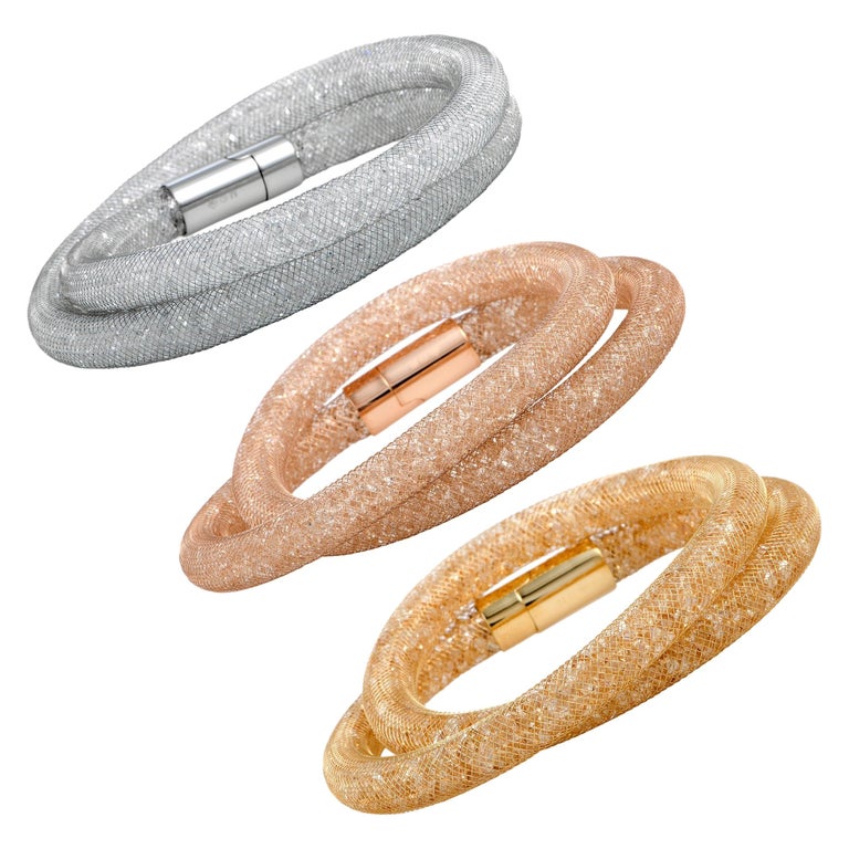 Swarovski Stardust Deluxe Crystal 3-Bracelet Set at 1stDibs | swarovski ...